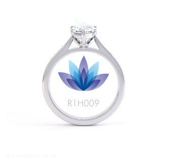 Karma 3 Claw Heart Shaped Solitaire Ring