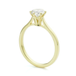 Tall Engagement Ring Settings - High Settings for Diamond Rings