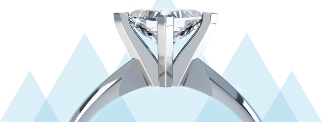 Standing Proud - Tall Engagement Ring Settings for Diamonds