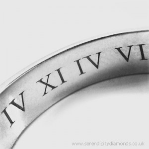 Roman Numeral Rings - How to Create a Roman Numeral Wedding Ring
