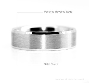 Bevelled Wedding Rings - Wedding Bands with a Bevelled Edge