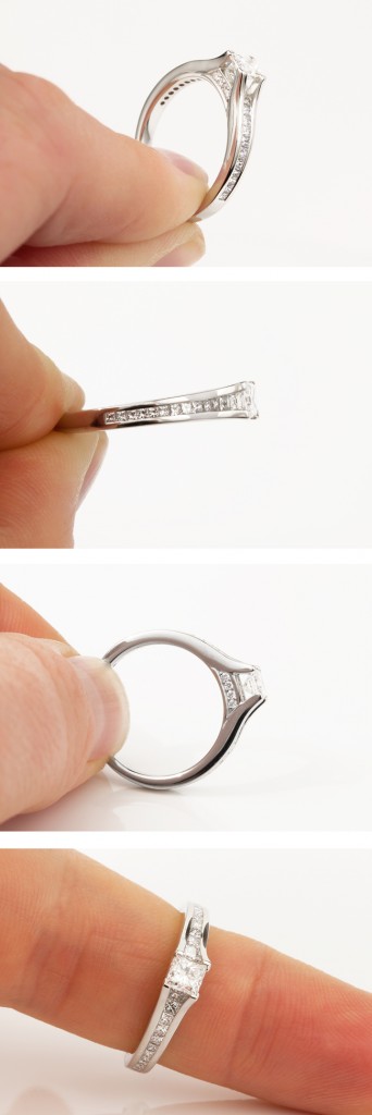 Innovative Engagement Rings - Passerelle & The Bridge of Diamonds
