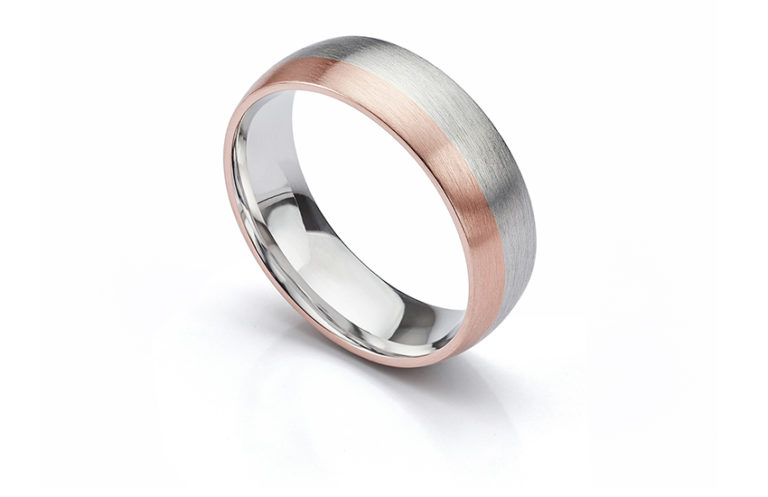 Brushed Metal Wedding Rings - Satin Finish Wedding Bands