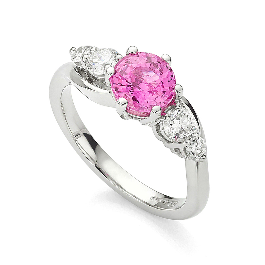 Super-Sizing the Tickled-Pink Engagement Ring Design
