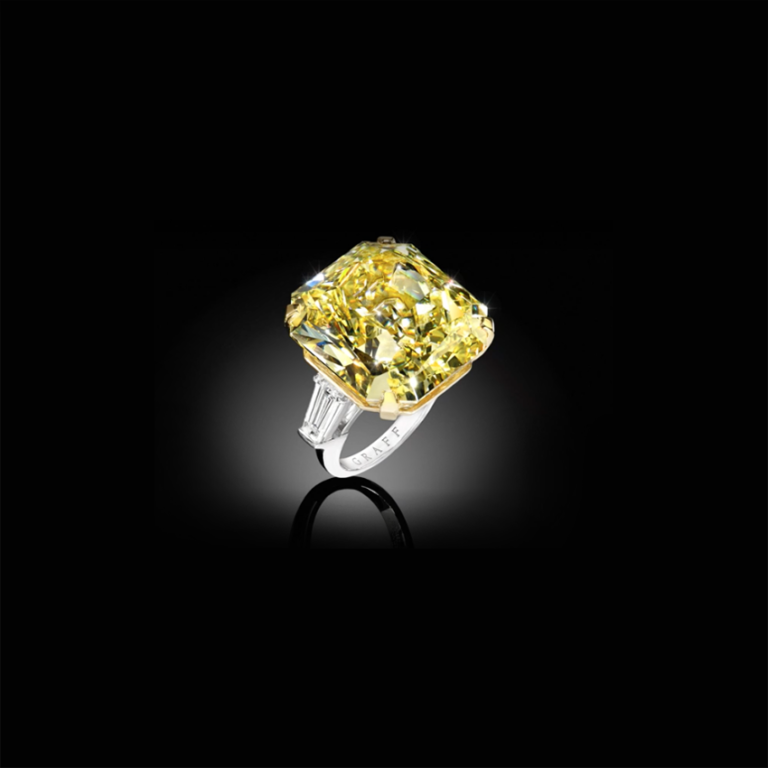 Fellows Sell Graff Yellow Moment Diamond Ring for 1.1 Million