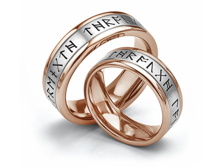 Rune Wedding Rings | Personalised Viking Wedding Rings Rune Wedding Rings | Personalised Viking Wedding Rings
