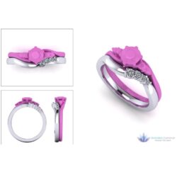 CAD vs Finished Ring - Examples Of CAD And Finished Jewellery