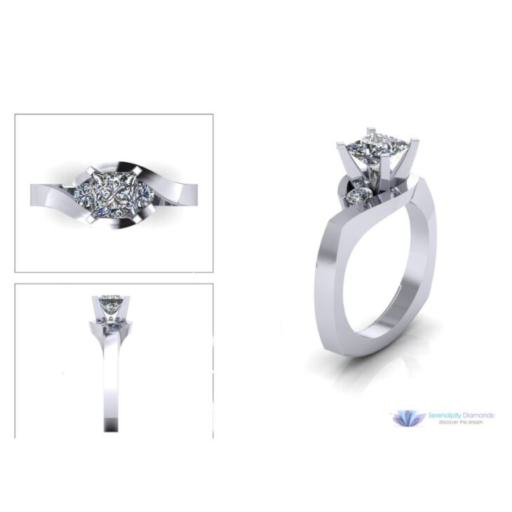 CAD vs Finished Ring - Examples Of CAD And Finished Jewellery