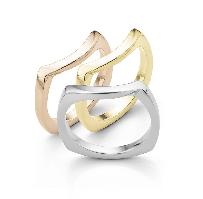 Euro Shank Engagement Rings and Square Wedding Rings