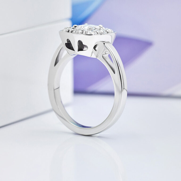 Heart Engagement Rings - Romantic Settings for Diamonds