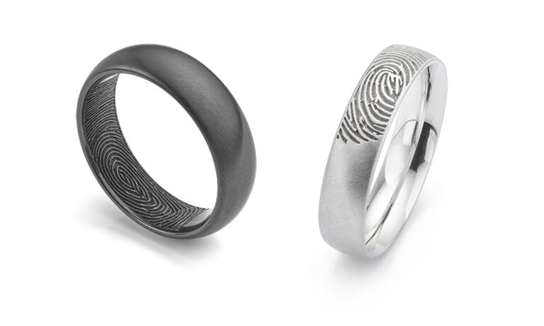 Brushed Metal Wedding Rings - Satin Finish Wedding Bands