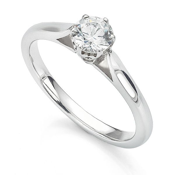 Beatrice 6 Claw Crown Setting Engagement Ring