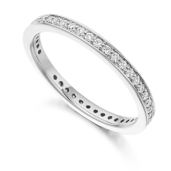 0.40ct Channel & Grain Full Diamond Eternity Ring