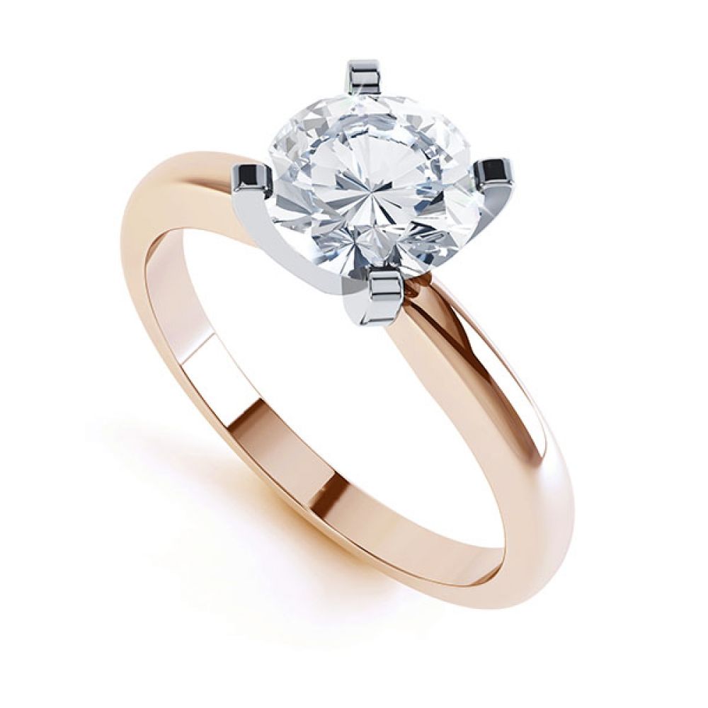 AVA 4 Claw Diamond Solitaire Engagement Ring