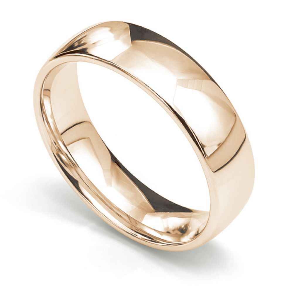 Slight Court Wedding Ring Medium Weight