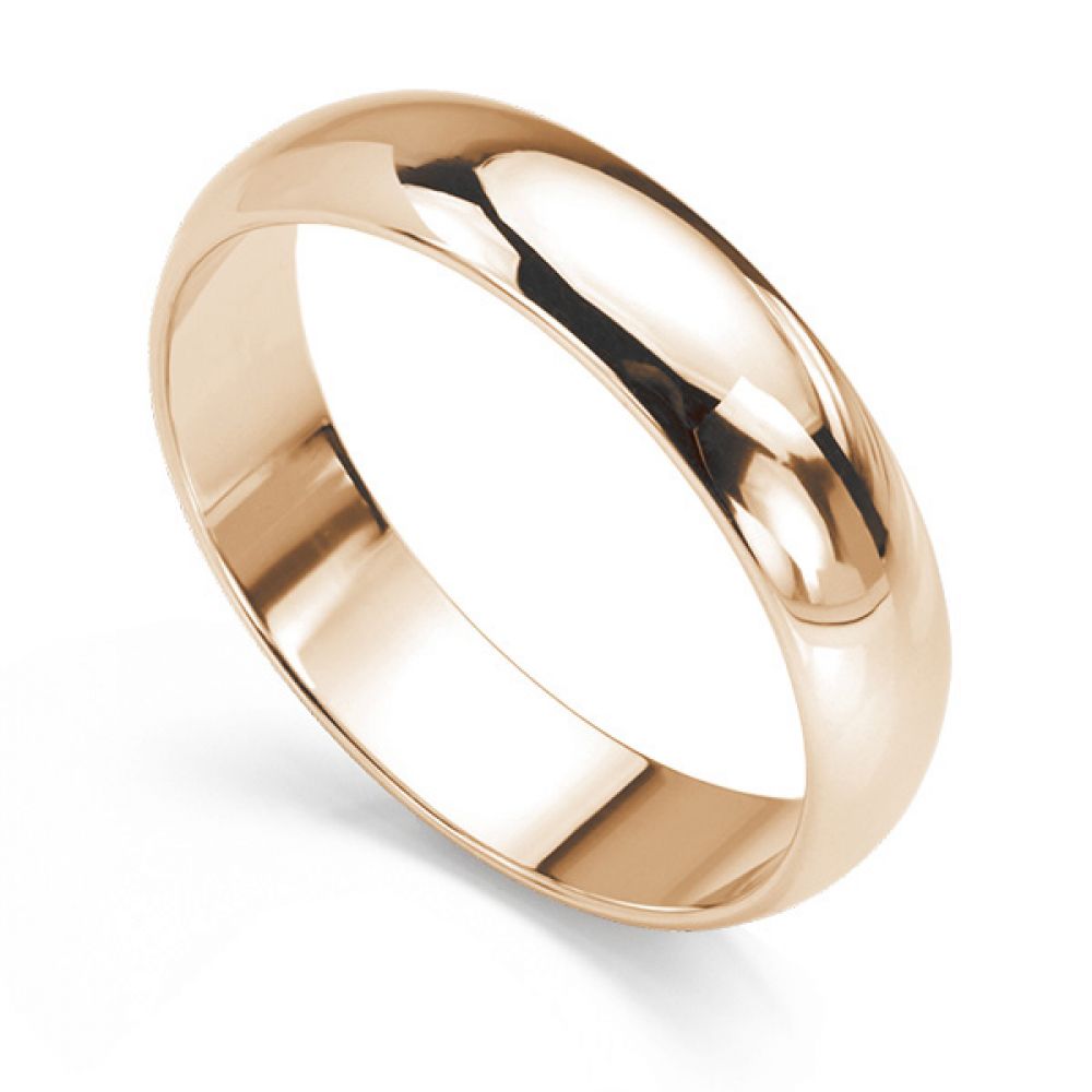 D Shaped Court Wedding Ring
