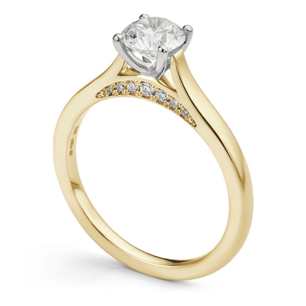 Treasured Moments Diamond Accented Engagement Ring