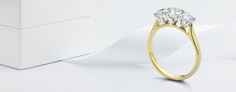 Bespoke Trilogy Rings | Custom Made 3 Stone Rings