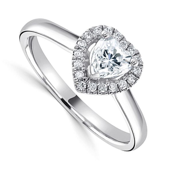 Heart-shaped Diamond Ring