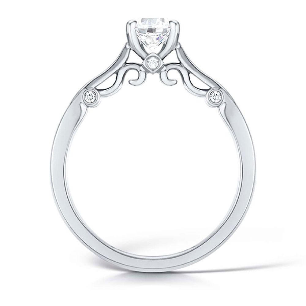 Tallulah Diamond Engagement Ring - Solitaire Diamond Engagement Ring