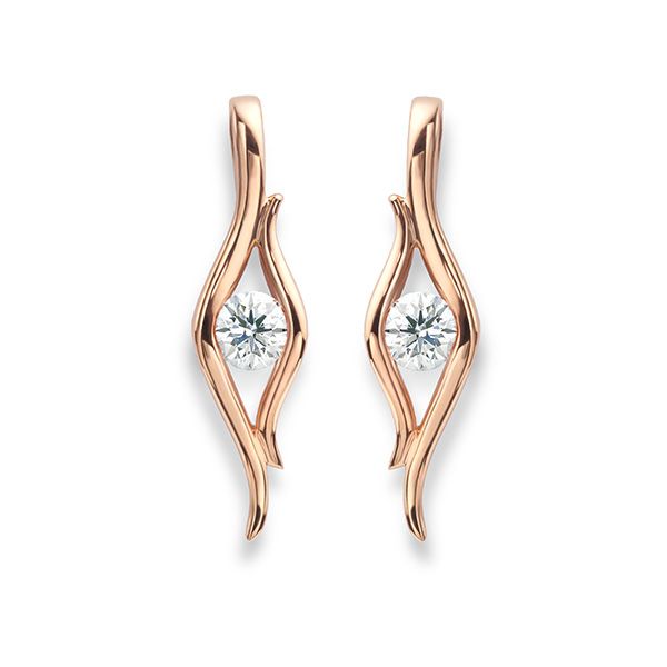 Diamond Wave Earrings