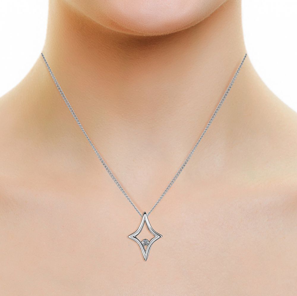 Diamond North Star Necklace