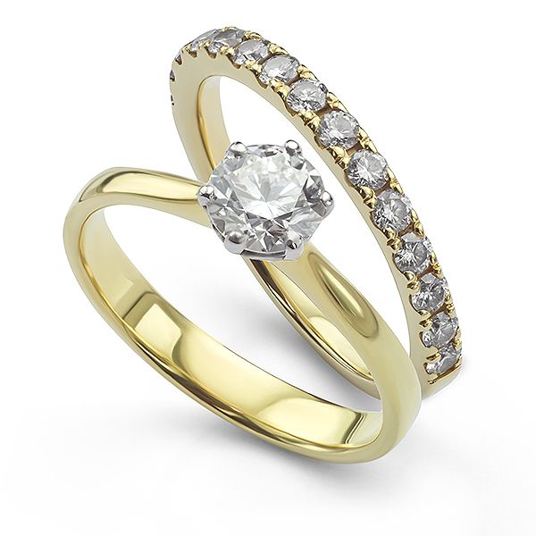 Pre-Loved Bridal Rings - Engagement & Wedding Ring Set