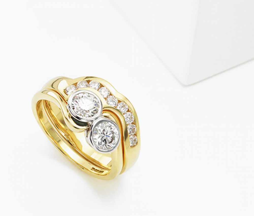 2 Stone Engagement Rings | Two Stone Diamond Engagement Rings