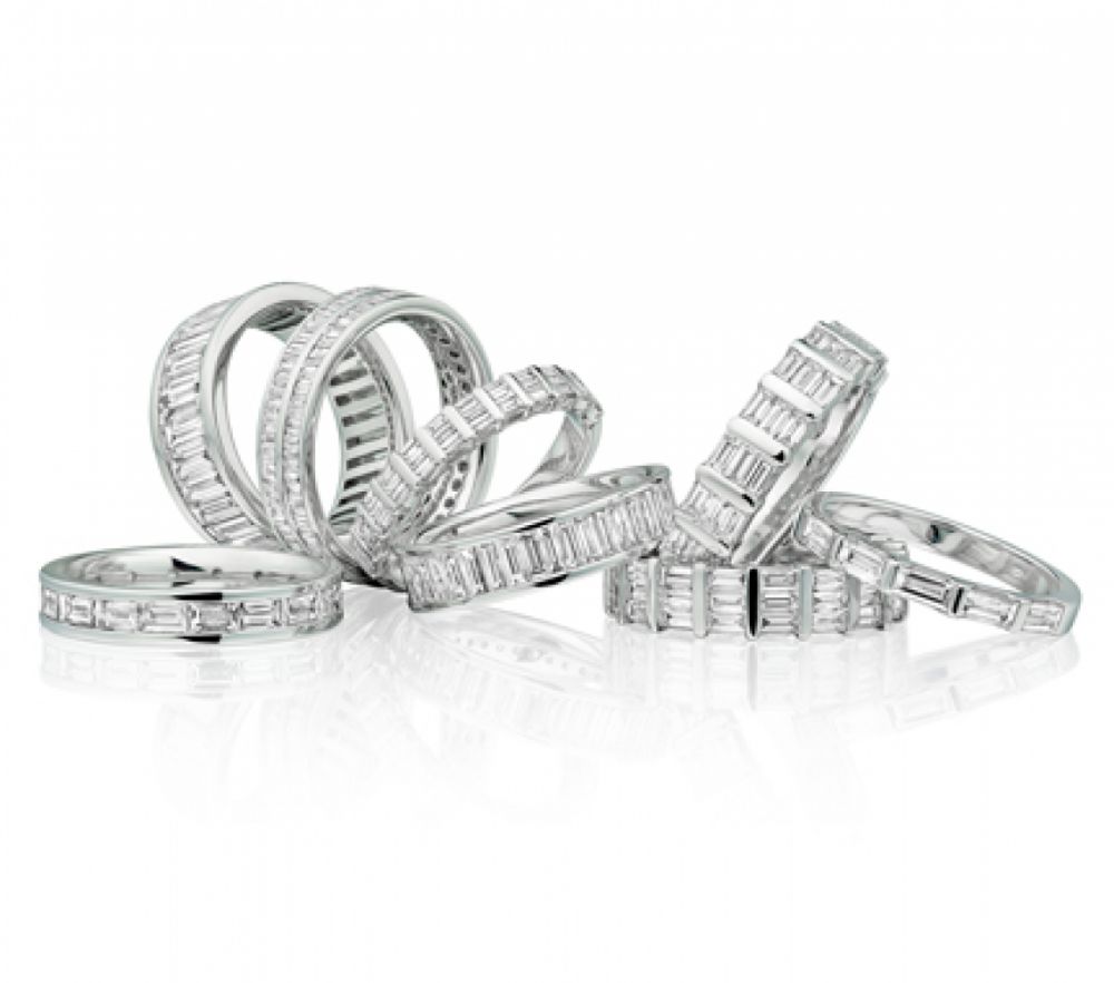 Baguette Eternity Rings | Baguette-Cut Diamond Eternity Rings