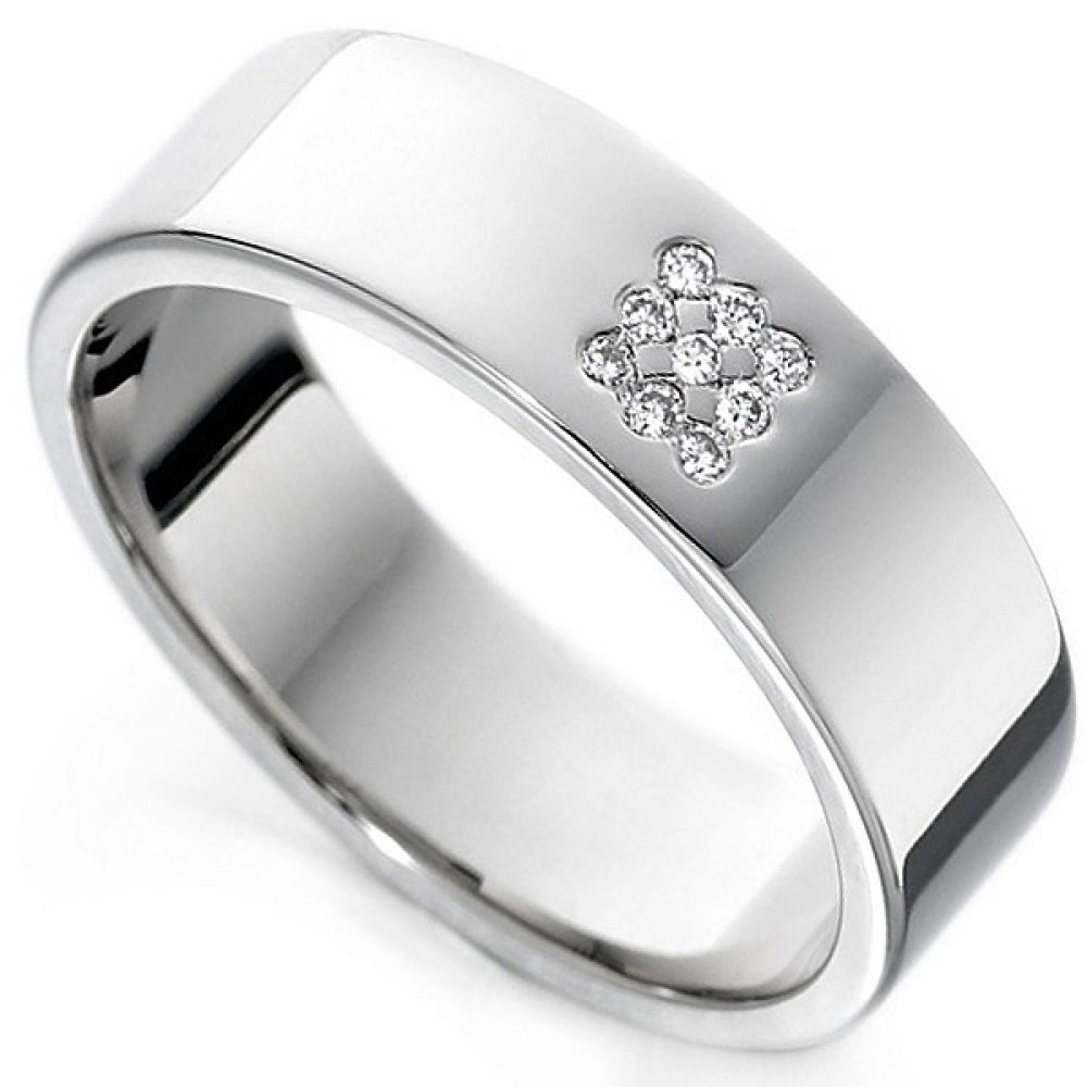 9 Stone Diamond Wedding ring