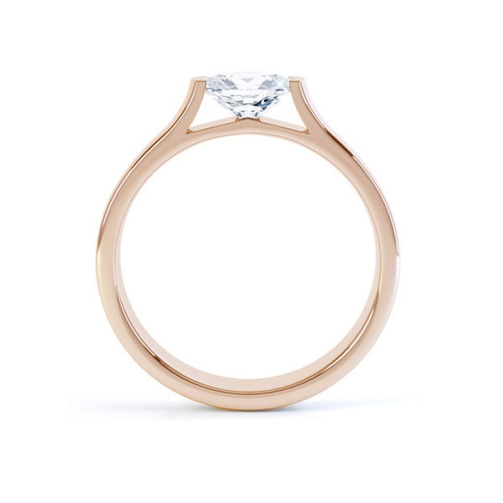Sideways Oval East-West Engagement Ring