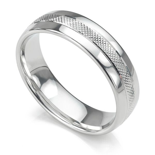 Patterned Wedding Ring