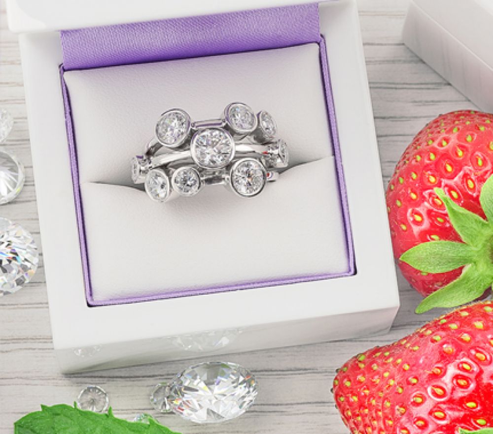 Diamond Bubble Rings | Serendipity Diamonds
