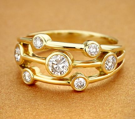 Diamond Bubble Rings | Serendipity Diamonds