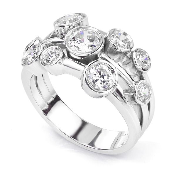 Delancey 1.50 Carat Diamond Bubble Ring