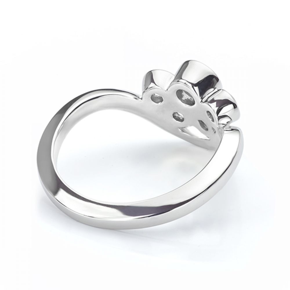 Odessa 5 Stone Diamond Bubble Ring