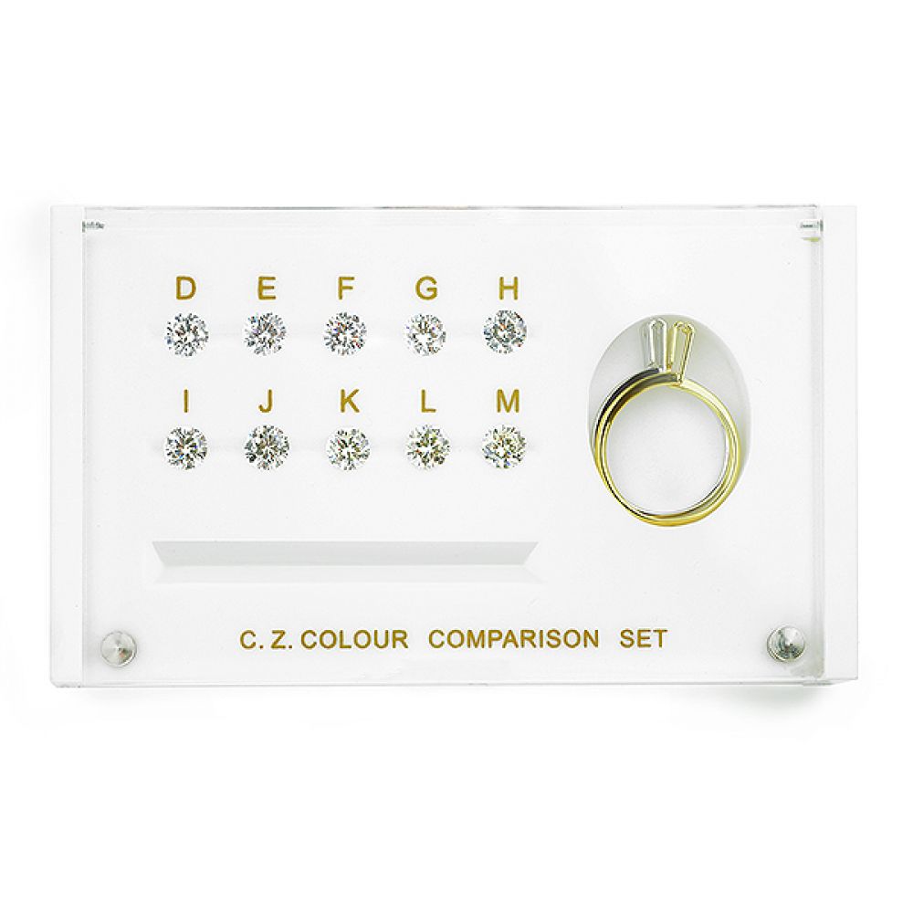 CZ Master Set of Diamond Colour Grading Samples - D to M