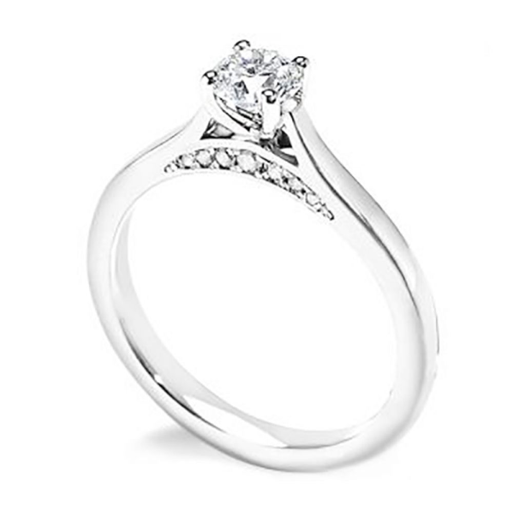 Treasured Moments Diamond Accented Engagement Ring