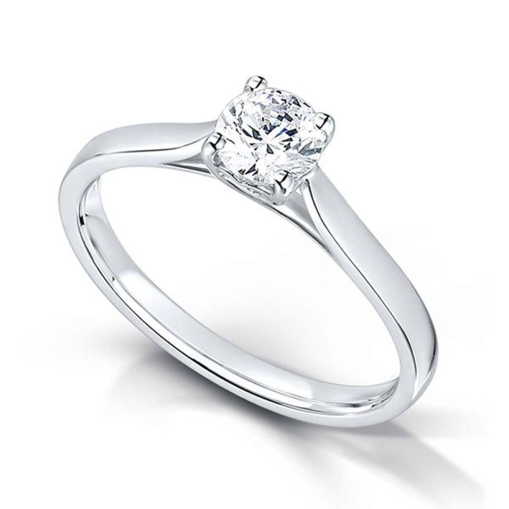 Engagement Ring with Heart Setting | Odette Solitaire Design