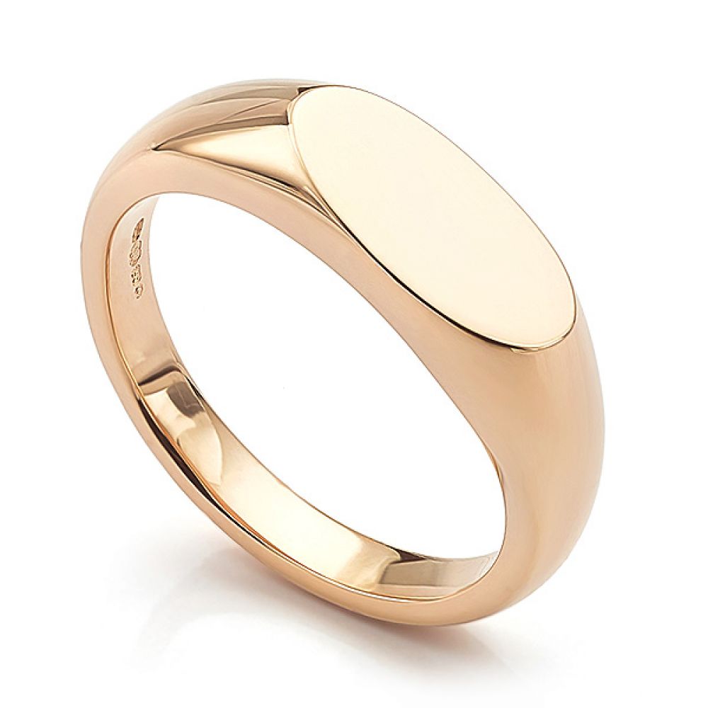 Elipse - Ladies Oval Signet Ring
